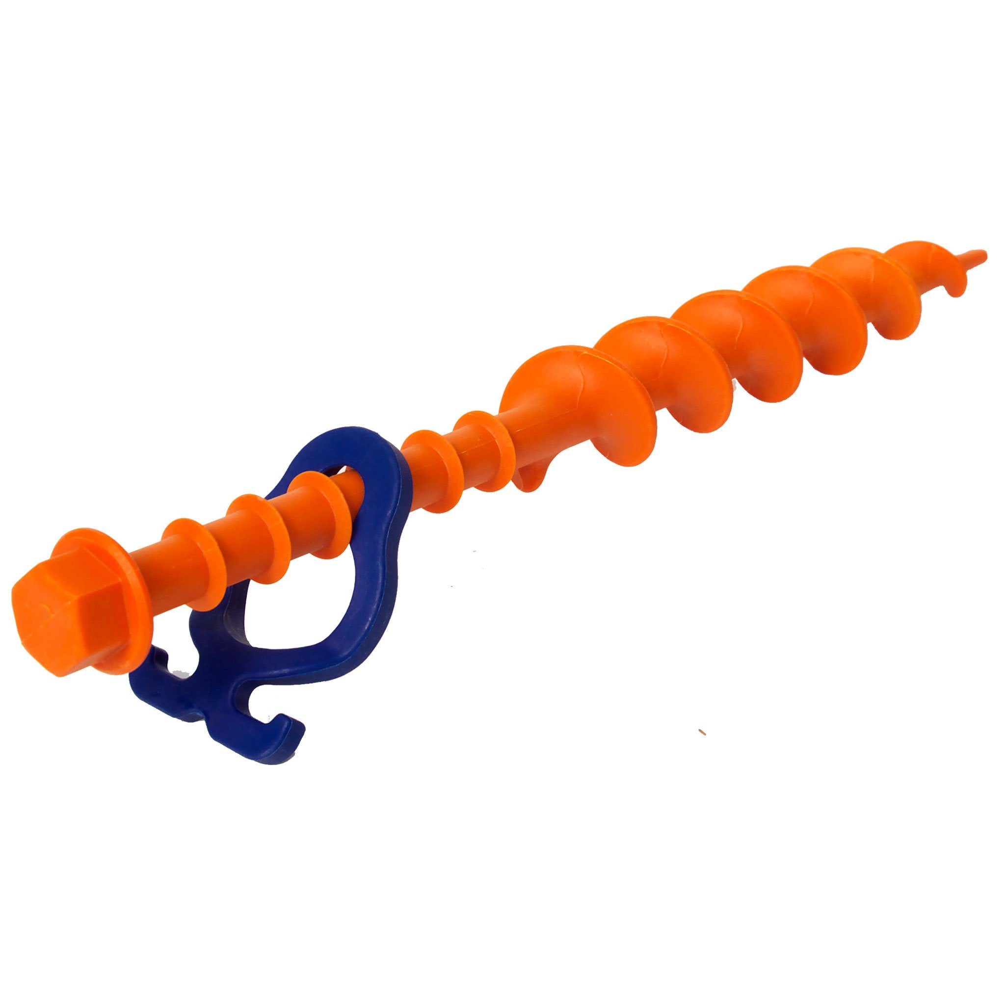 Screw-in Peg Long (L) 31cm • Pack of 2 (PP12) • Heavy Duty Large Plast ...